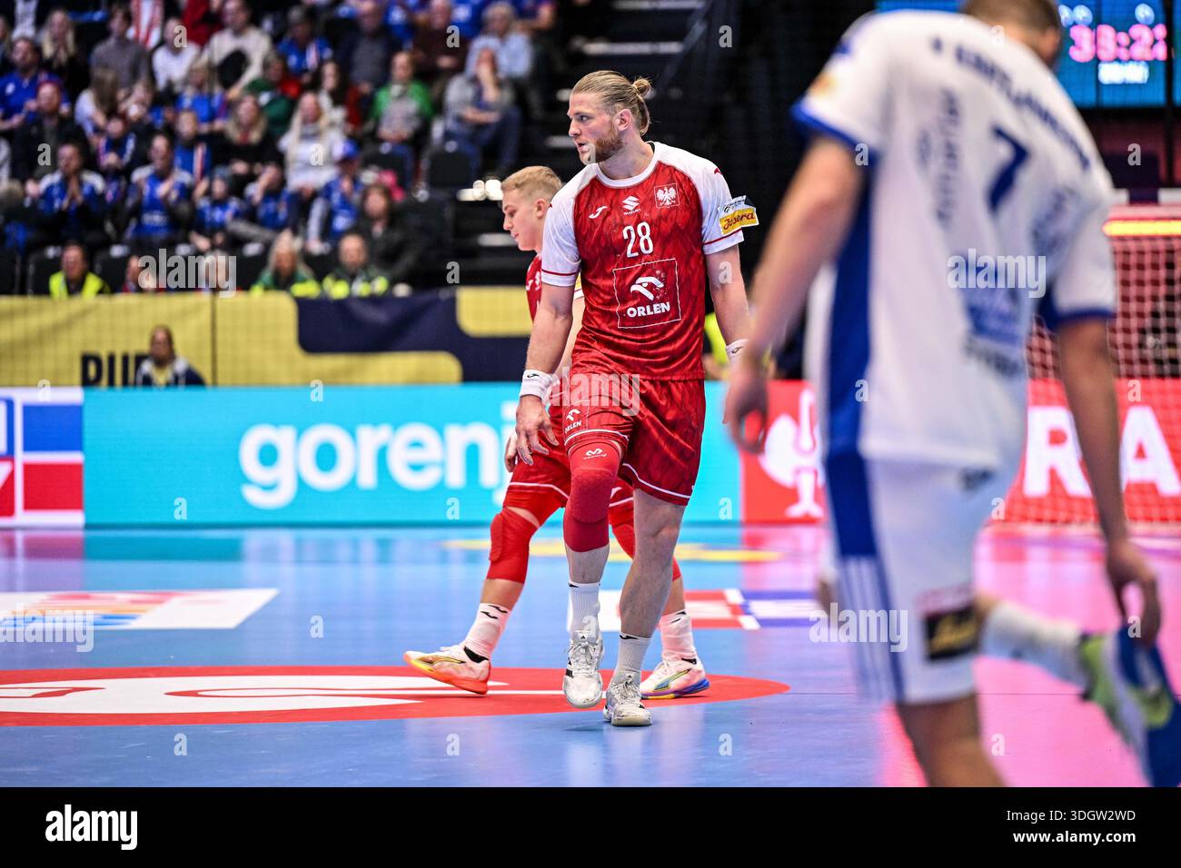 Maciej Gebala of Poland during Men's EHF Euro 2026 - Poland vs Iceland ...