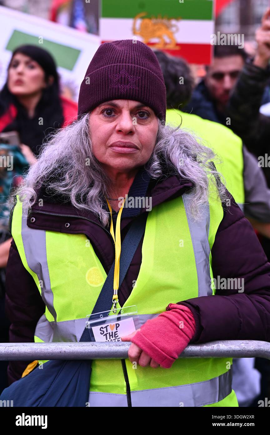 Whitehall, London, England, 18th January 2026: Rally at Whitehall: BBC ...