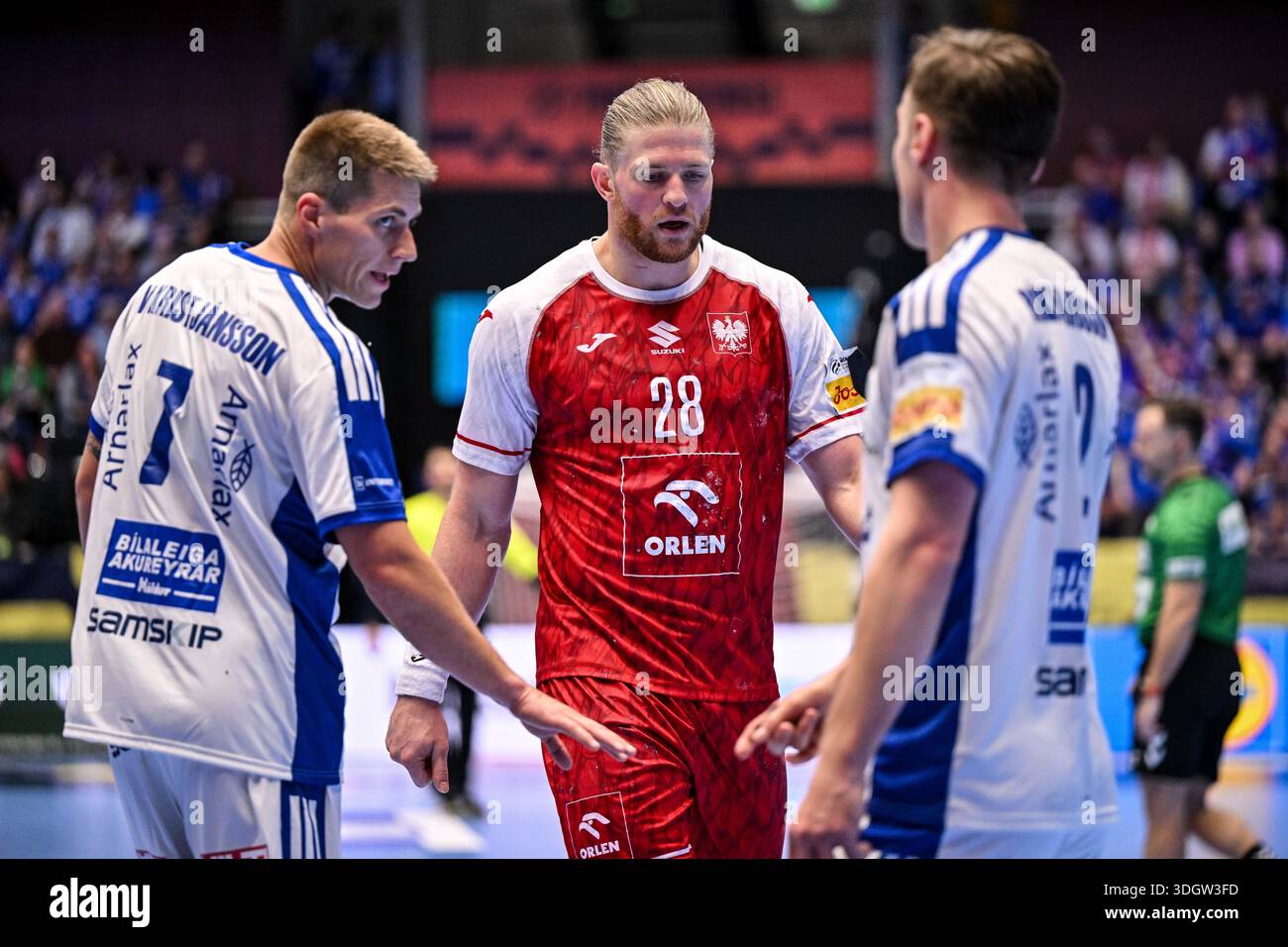 Maciej Gebala of Poland during Men's EHF Euro 2026 - Poland vs Iceland ...