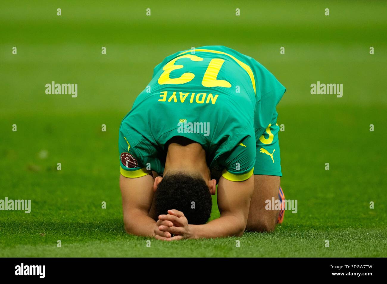 Senegal's Iliman Ndiaye reacts during the Africa Cup of Nations final ...