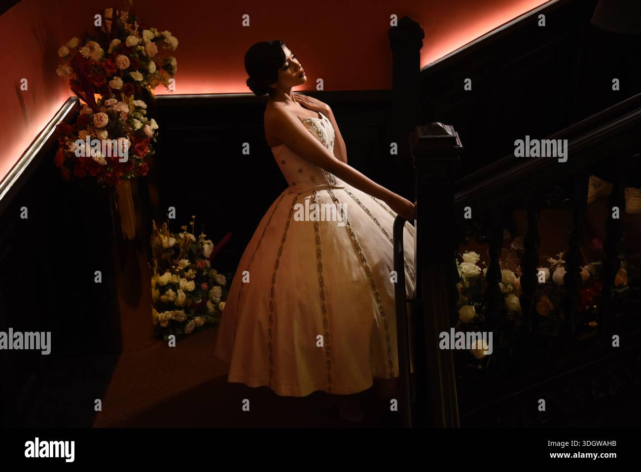 Models present creations during a fashion show at a heritage house in ...