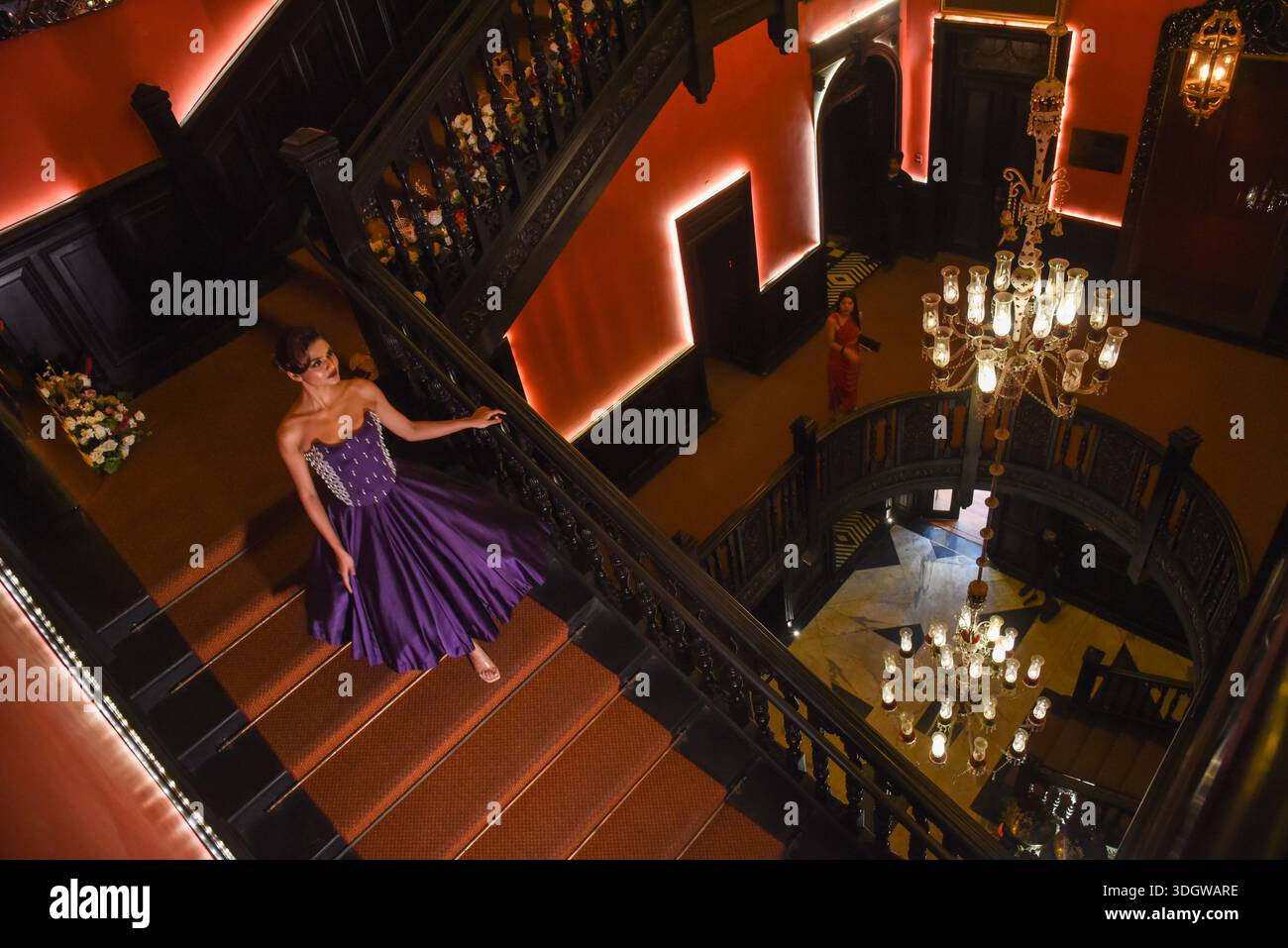 Models present creations during a fashion show at a heritage house in ...