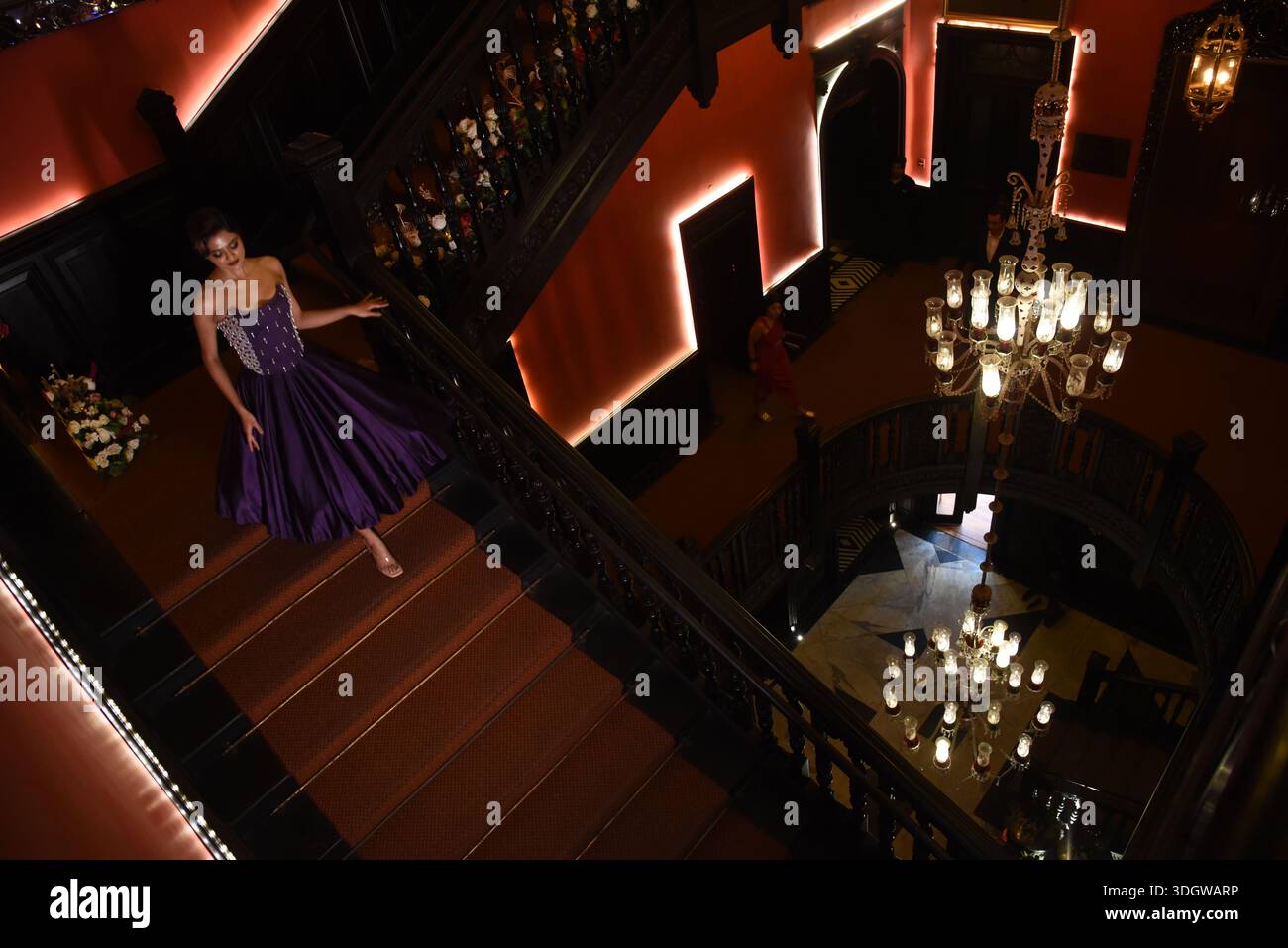 Models present creations during a fashion show at a heritage house in ...