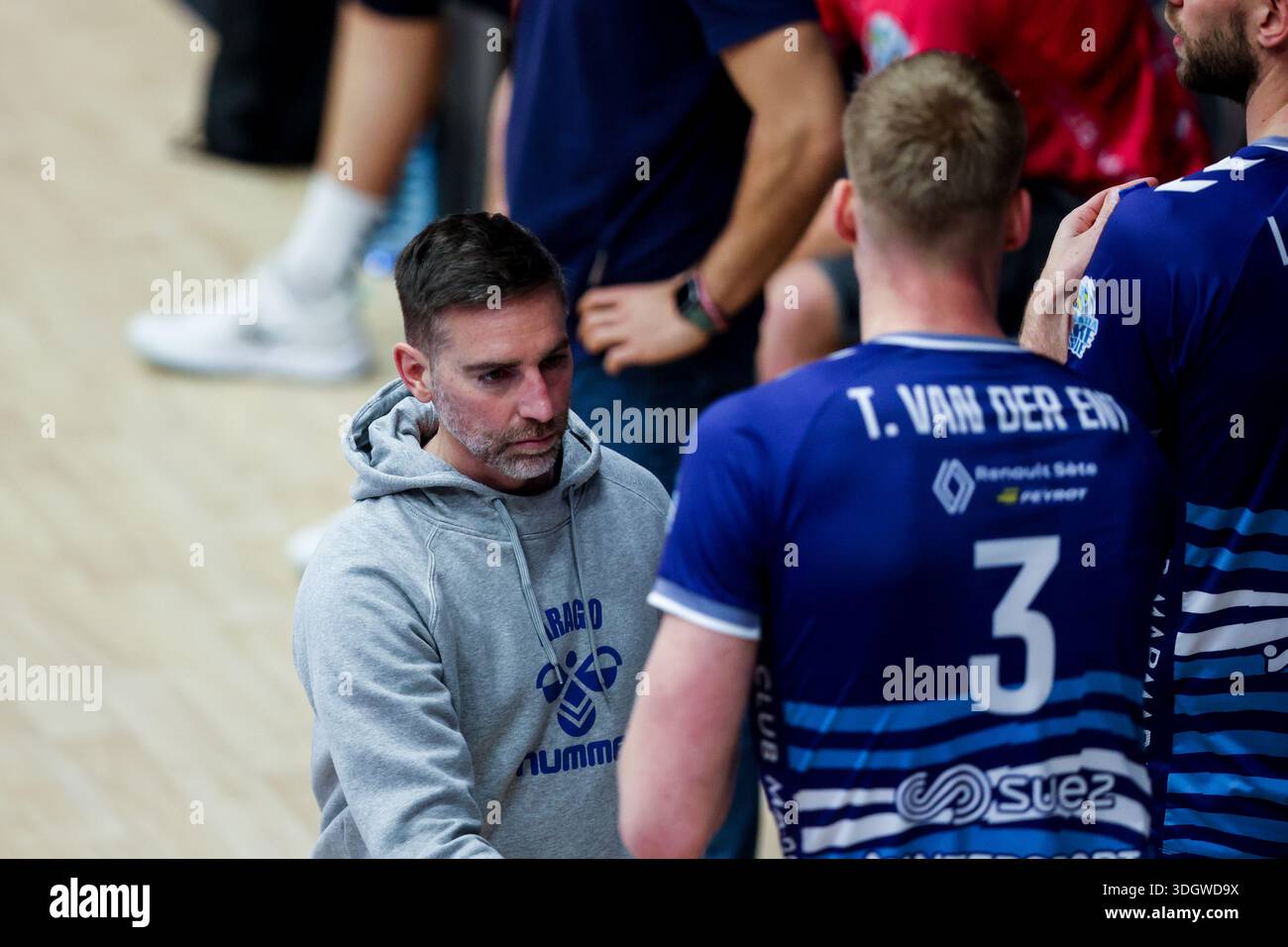 Fulvio BERTINI head coach of Sete during the Marmara Spike League match ...