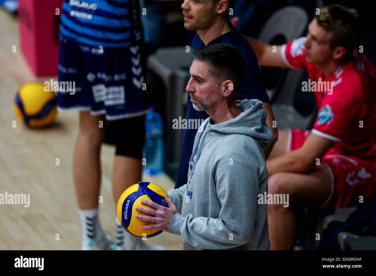 Fulvio BERTINI head coach of Sete during the Marmara Spike League match ...