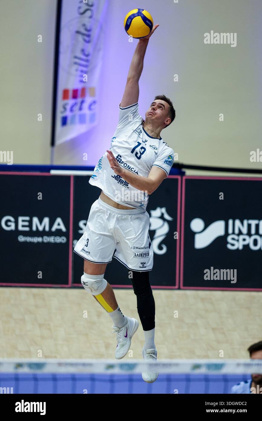 Thomas GILL of Toulouse during the Marmara Spike League match between ...