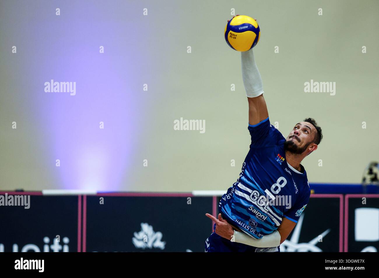 Hugo DE LEON of Sete during the Marmara Spike League match between Sete ...