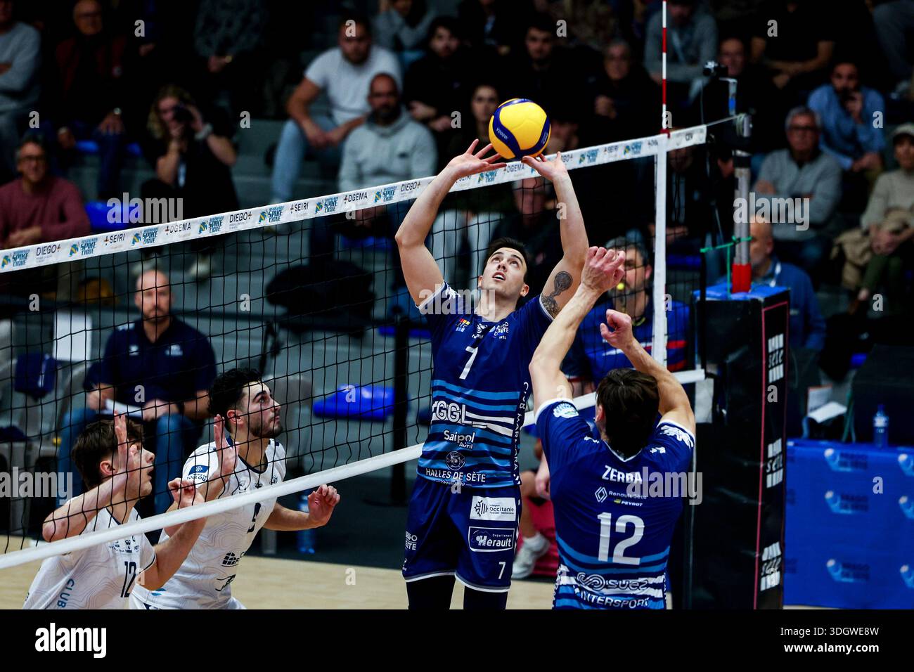 Angel TRINIDAD DE ARO of Sete during the Marmara Spike League match ...
