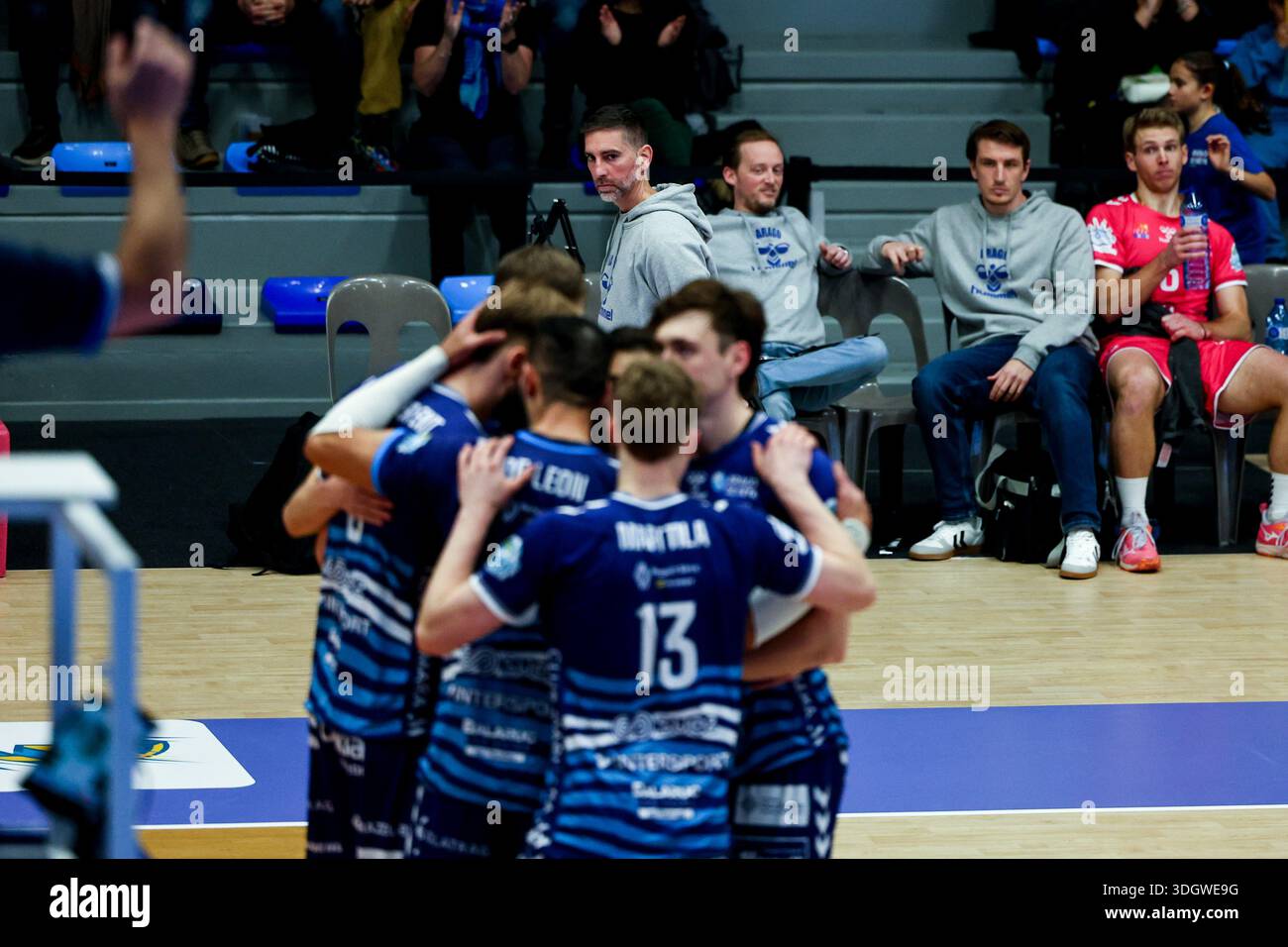 Fulvio BERTINI head coach of Sete during the Marmara Spike League match ...