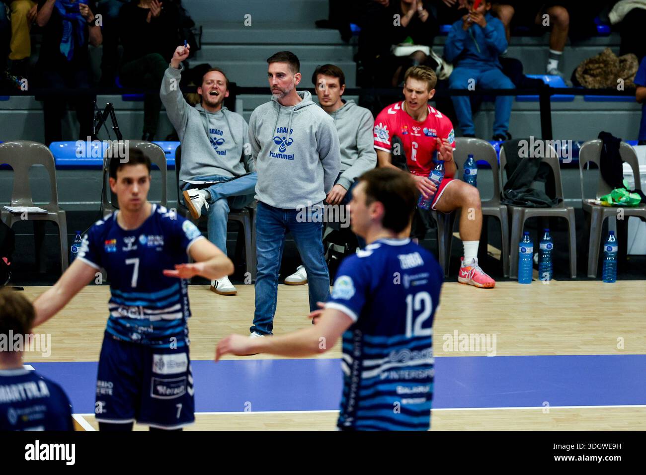 Fulvio BERTINI head coach of Sete during the Marmara Spike League match ...