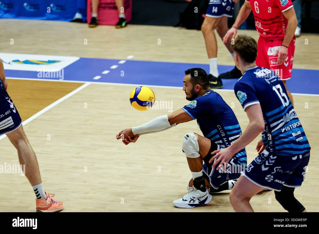 Hugo DE LEON of Sete during the Marmara Spike League match between Sete ...