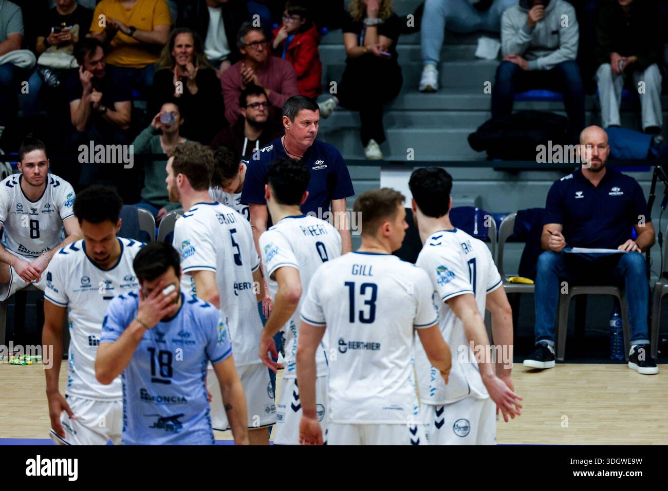 Patrick DUFLOS head coach of Toulouse during the Marmara Spike League ...