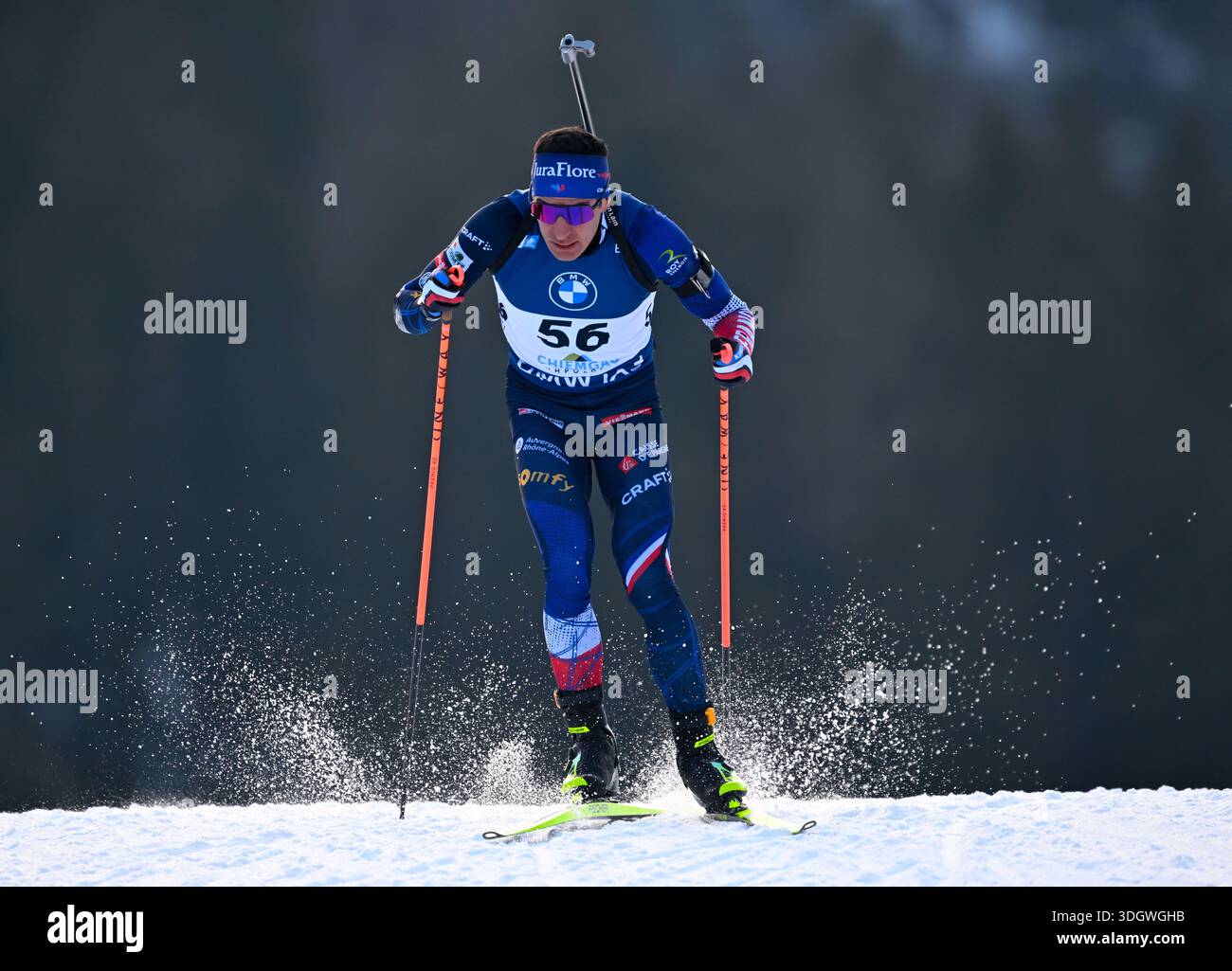 17 January 2026, Bavaria, Ruhpolding: Biathlon: World Cup, sprint 10 km ...