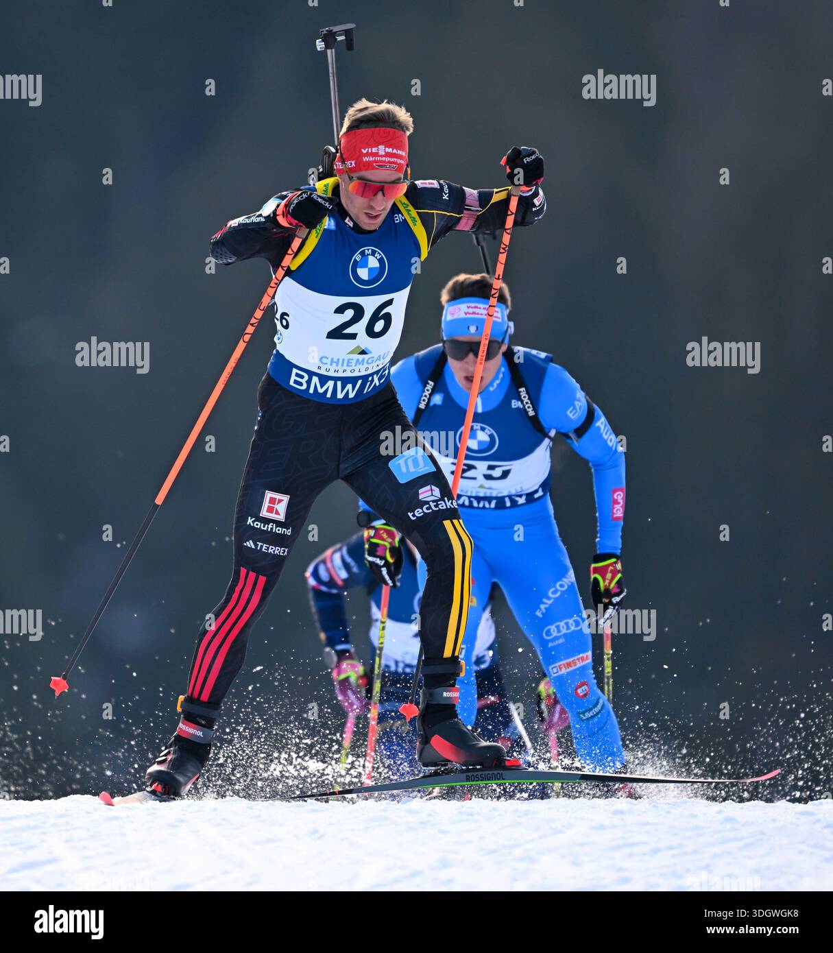 17 January 2026, Bavaria, Ruhpolding: Biathlon: World Cup, sprint 10 km ...