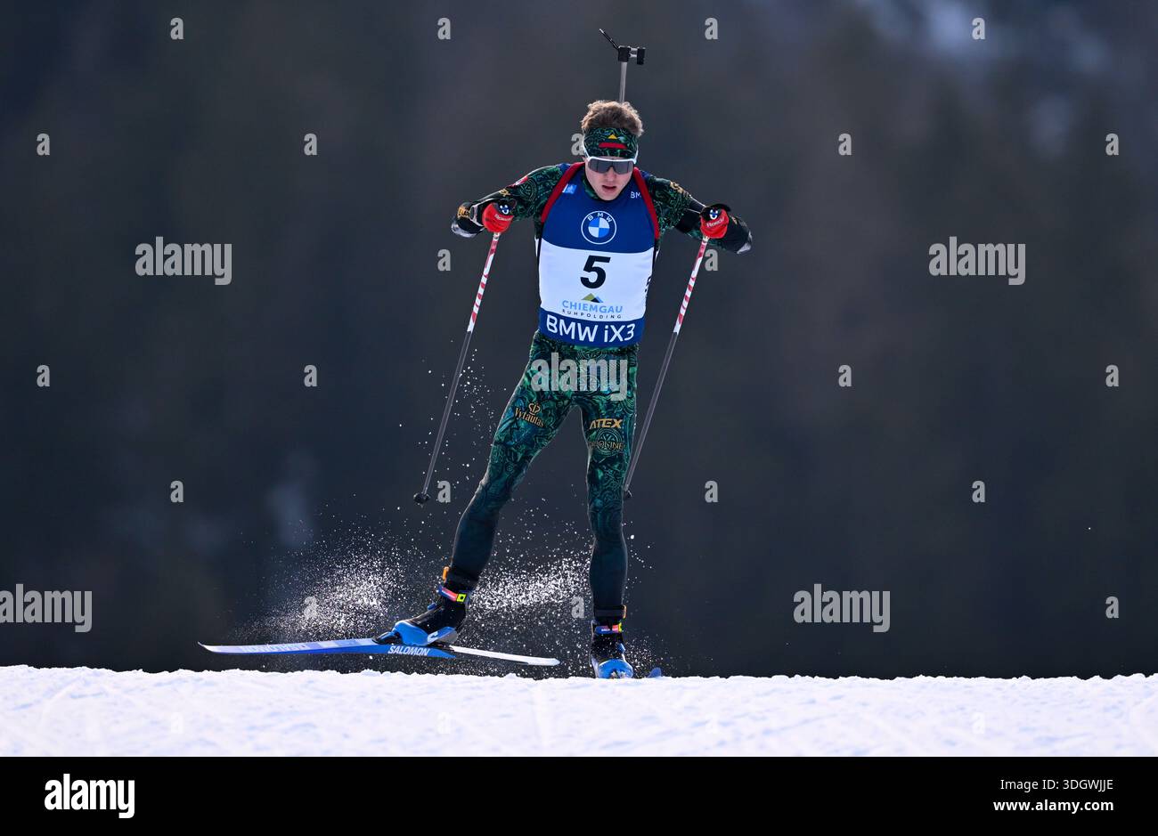17 January 2026, Bavaria, Ruhpolding: Biathlon: World Cup, sprint 10 km ...