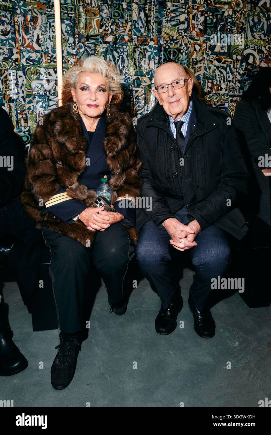 Roberta Tagliavini , Mario Boselli Milan Fashion Week - Men F/W 2026-27 ...