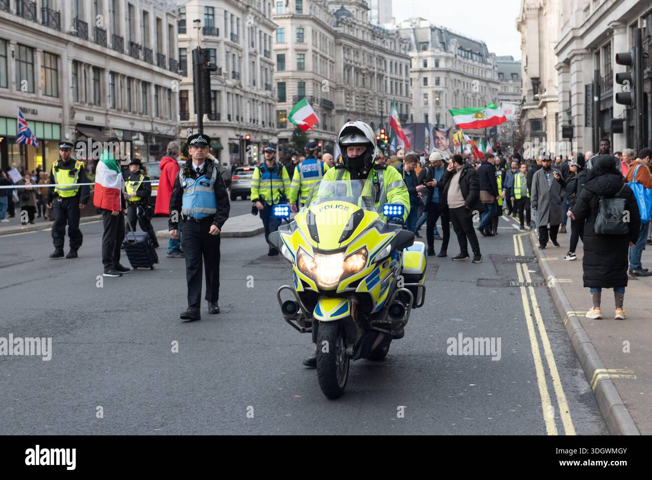 London, 18 January 2026, March For A Free Iran, BBC Broadcasting House ...