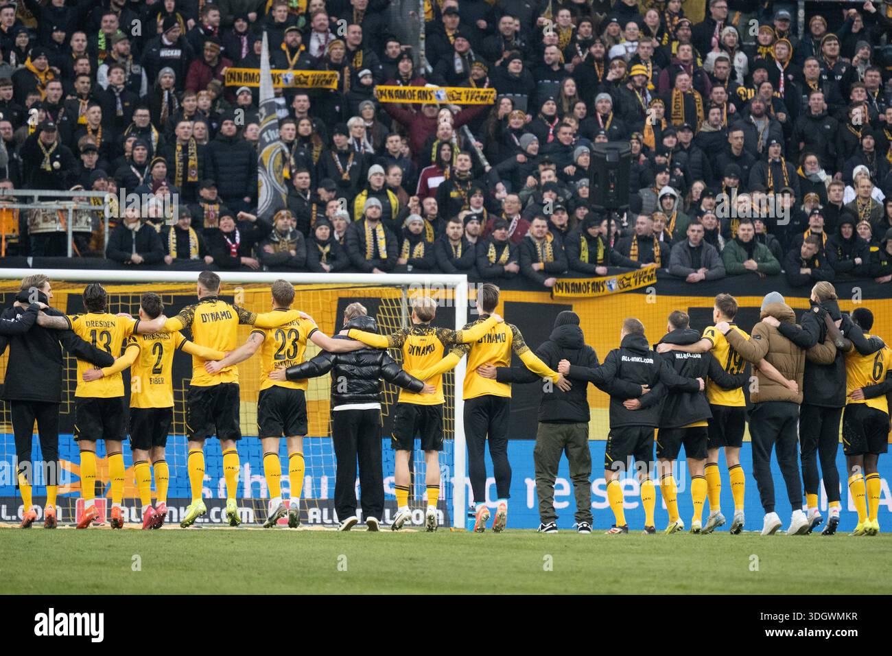 17 January 2026, Saxony, Dresden: Soccer: Bundesliga 2, Dynamo Dresden ...