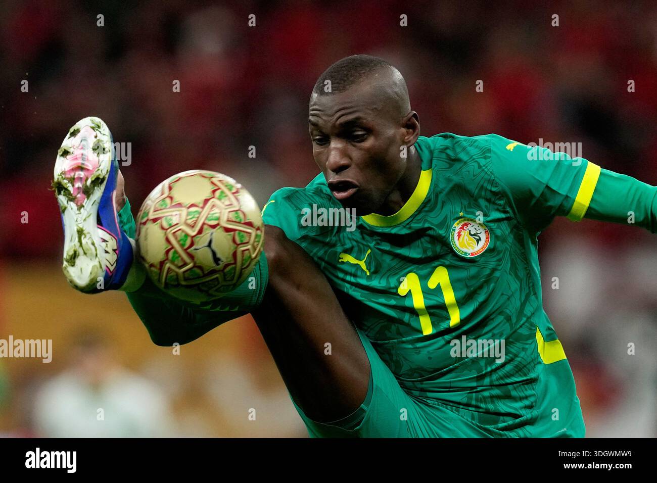 Senegal's Nicolas Jackson kicks the ball during the Africa Cup of ...