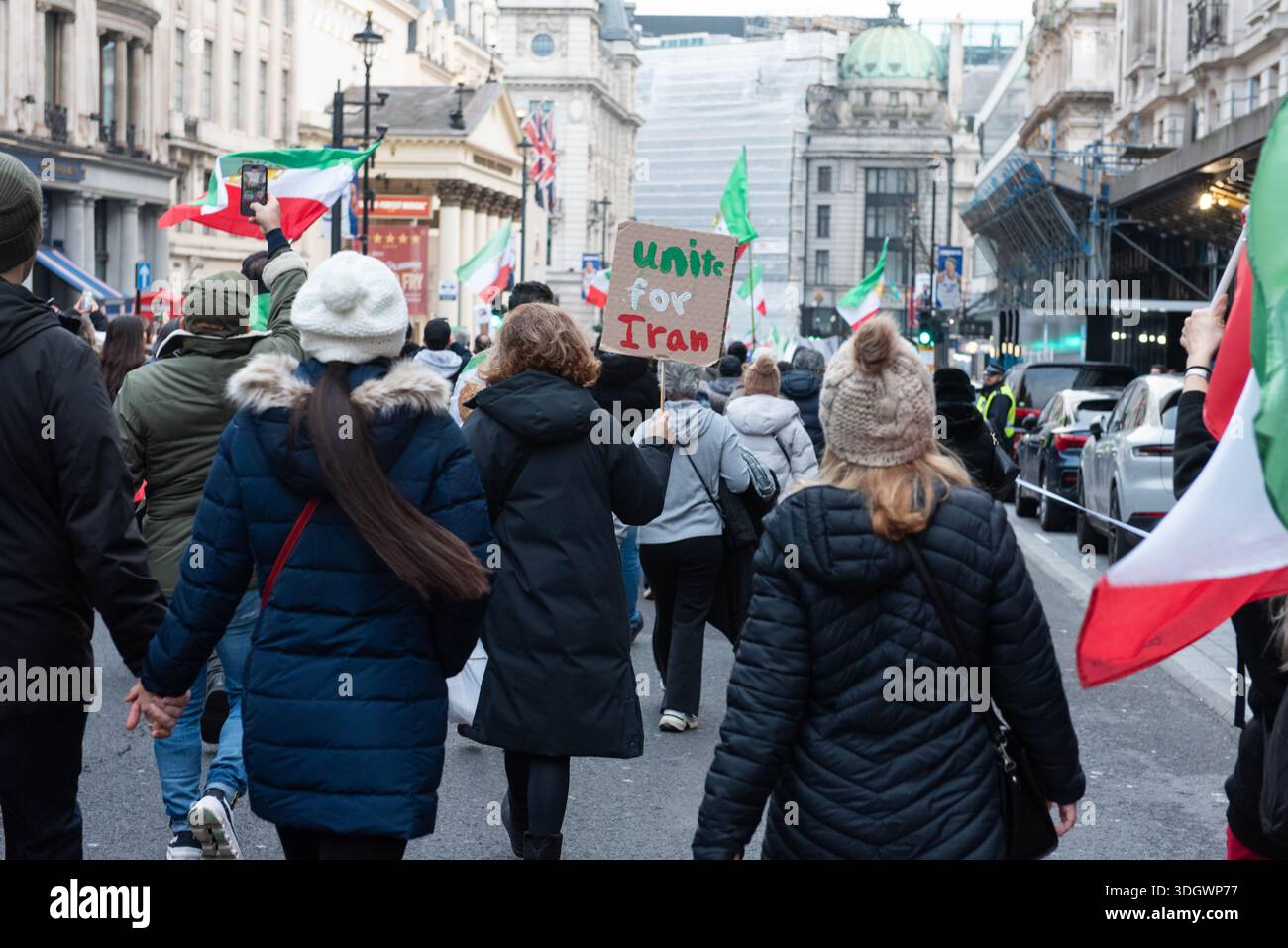 London, 18 January 2026, March For A Free Iran, BBC Broadcasting House ...