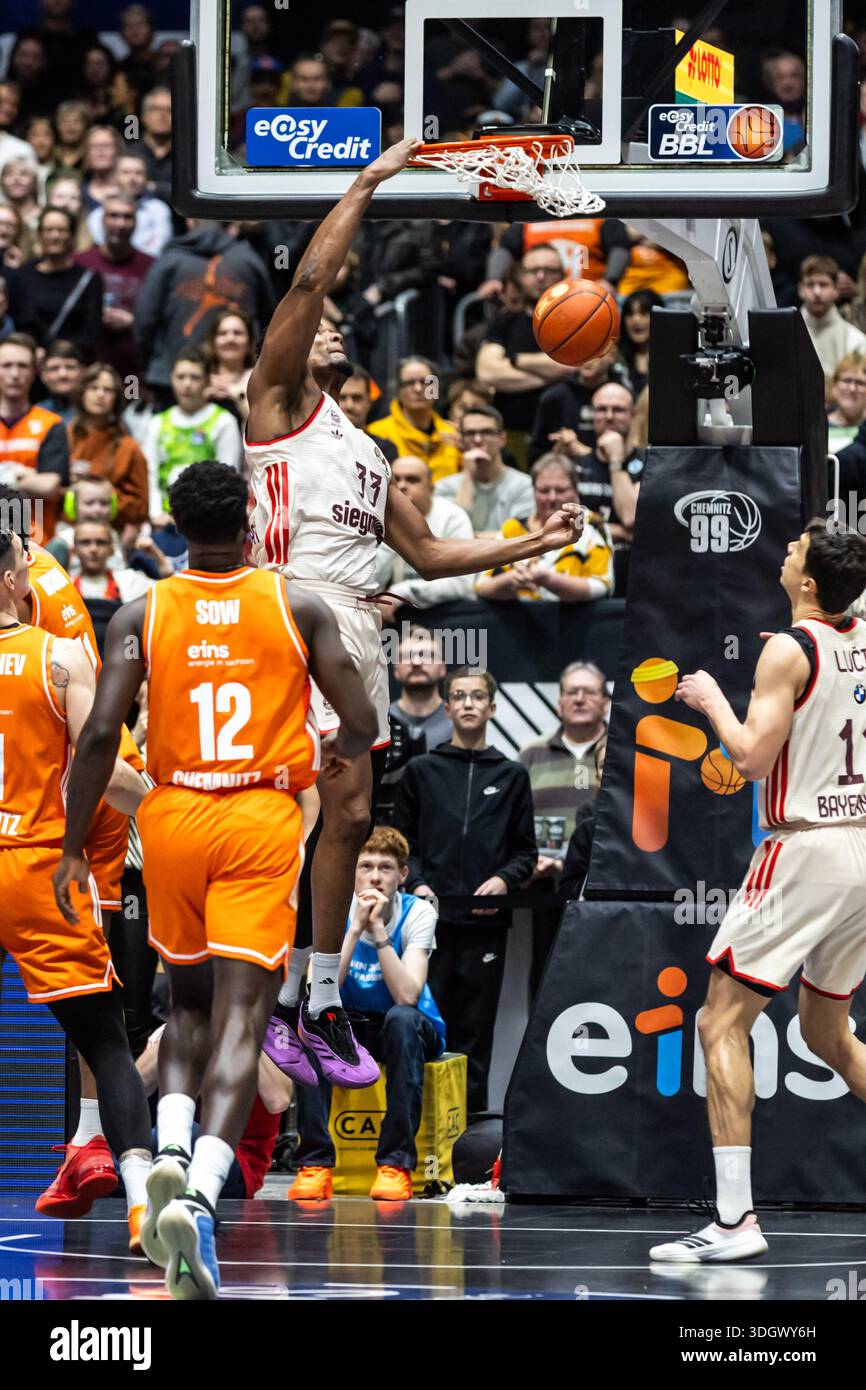 January 18, 2026, Messe, Chemnitz, GER, easy-Credit Basketball League ...