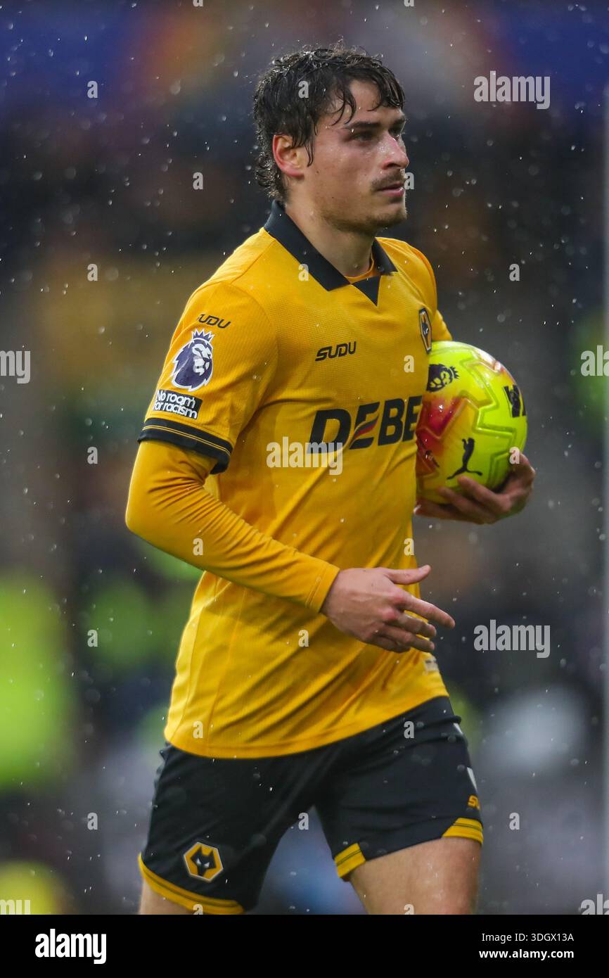 Hugo Bueno Of Wolves during the Leeds United v Fulham Premier League ...