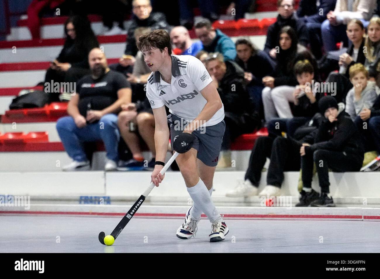 Daniel Schellinger (MSC, 3), on the ball, cut-out, full body, single ...