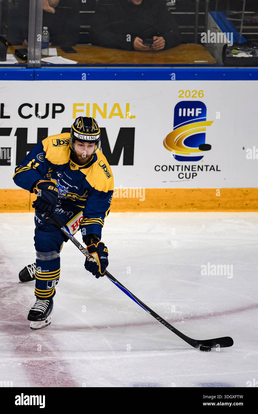 Patrick Bjorkstrand of Herning Blue Fox during the GKS Katowice v ...