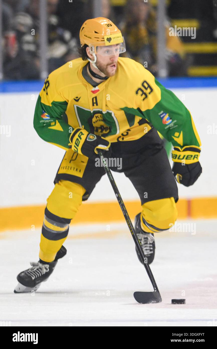 Jean Dupuy of GKS Katowice during the GKS Katowice v Herning Blue Fox ...