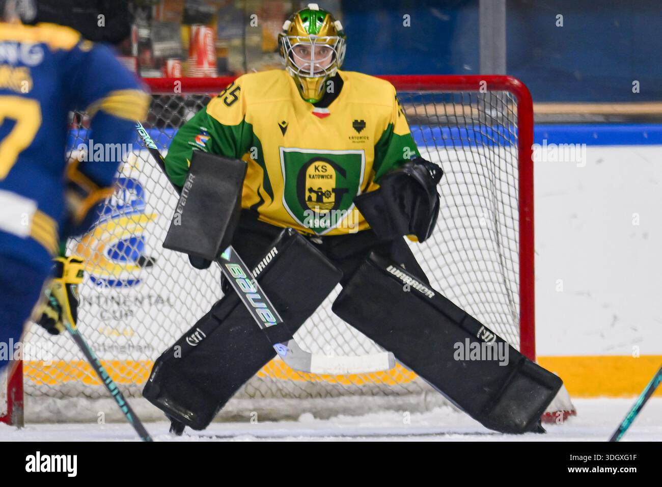 Michal Kieler of GKS Katowice during the GKS Katowice v Herning Blue ...