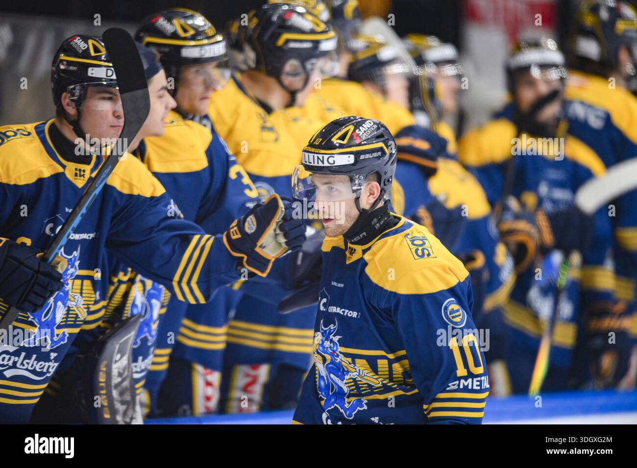 Josh Prokop of Herning Blue Fox during the GKS Katowice v Herning Blue ...