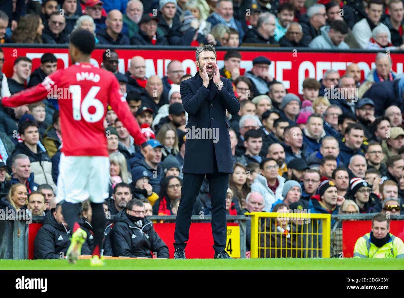 Manchester United first team head coach Michael Carrick (Manager ...