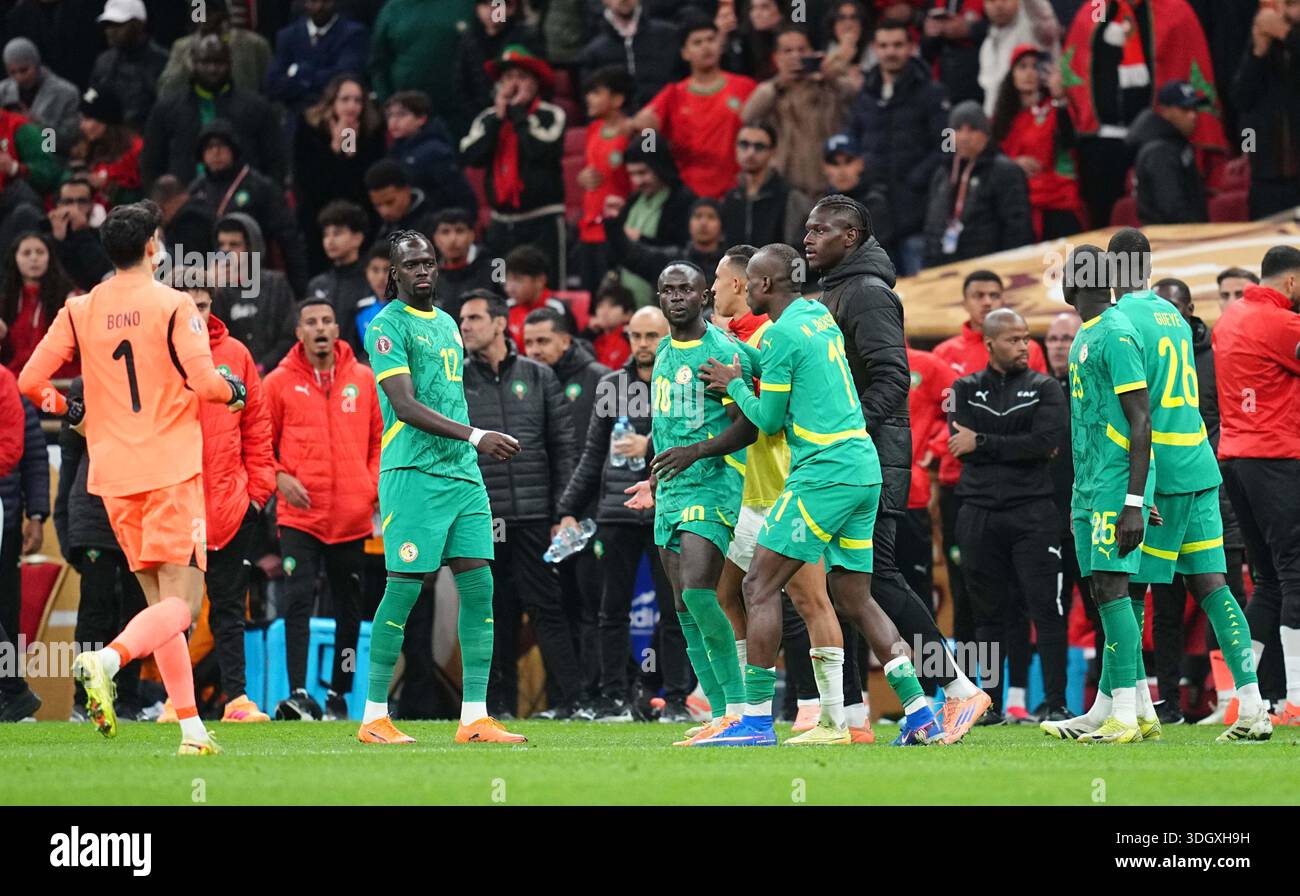 January 18 2026: Sadio Mane of Senegal and Nicolas Jackson of Senegal ...