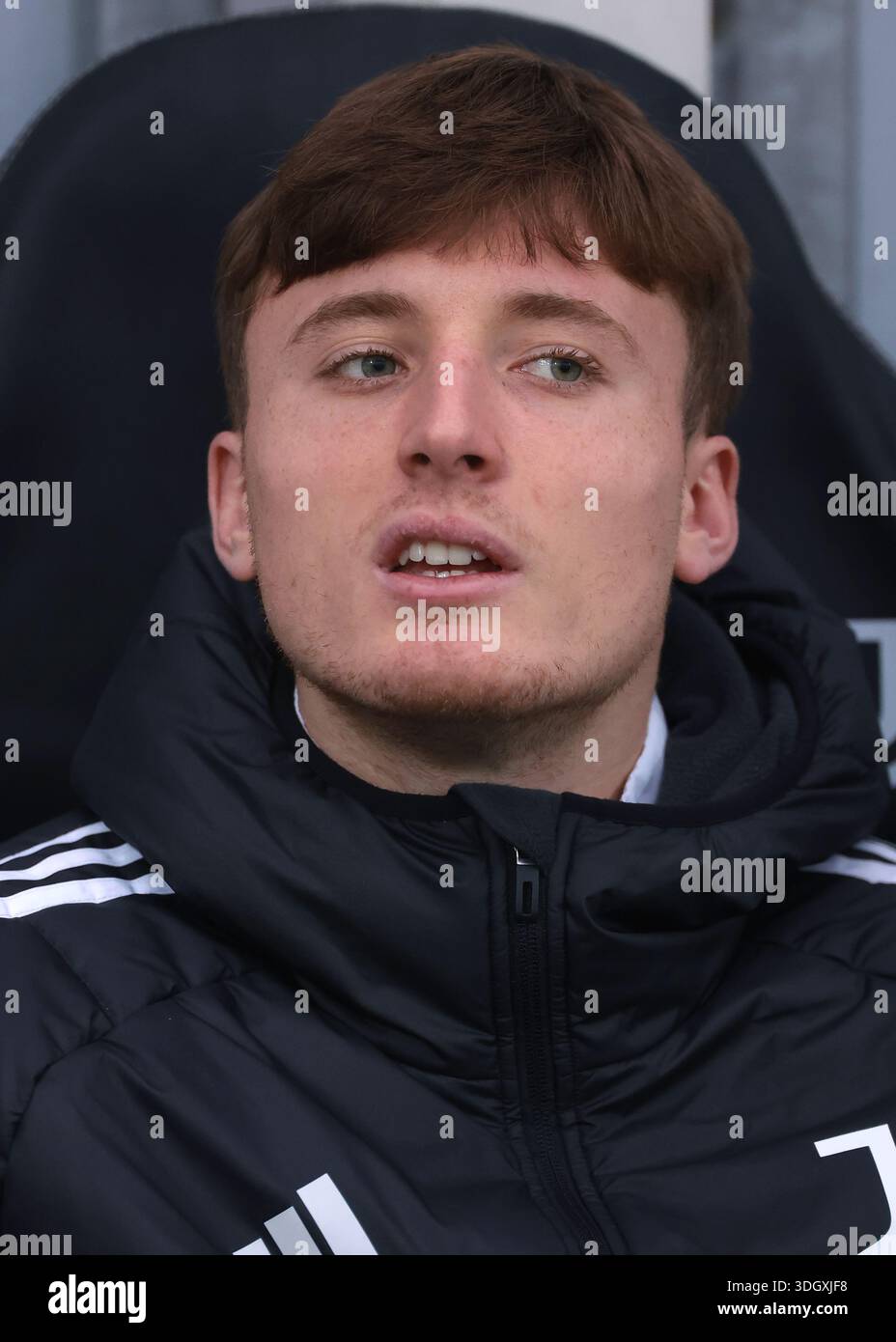 Alessandria, Italy, 17th January 2026. Stefano Turco of Juventus reacts ...