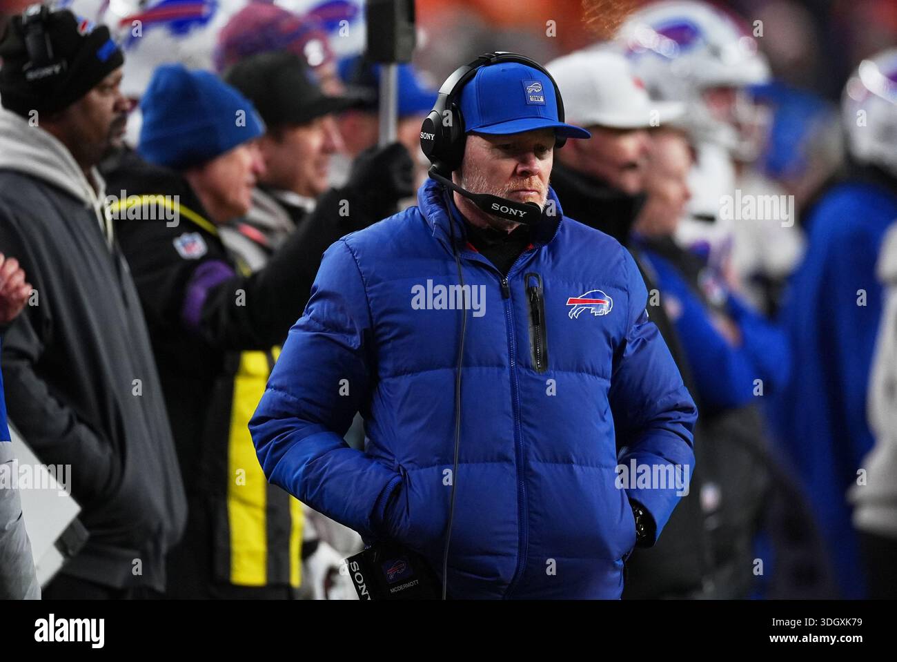 Buffalo Bills head coach Sean McDermott in the second half of an NFL ...