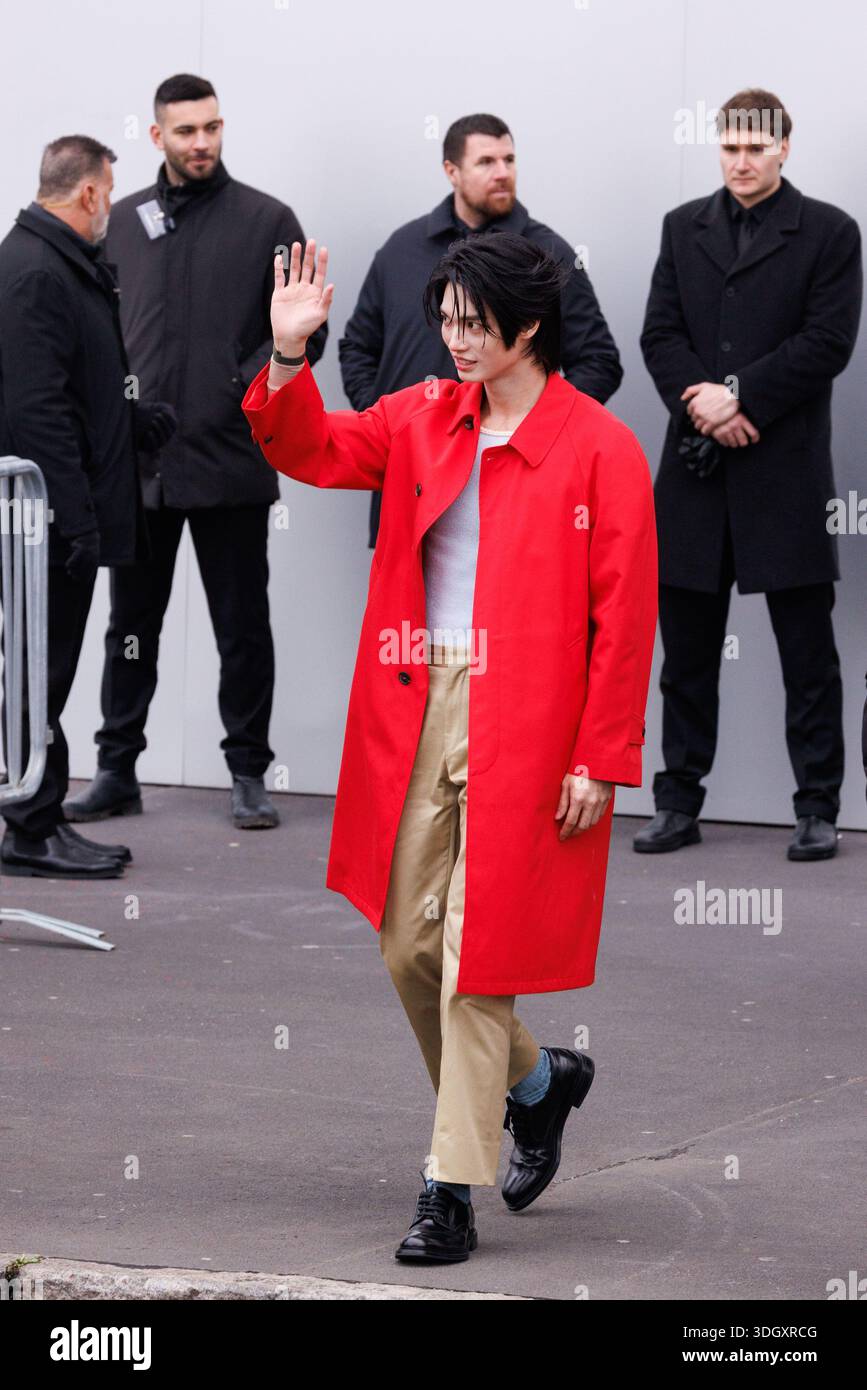 Win Metawin attends the Prada fashion show during the Milan Fashion ...