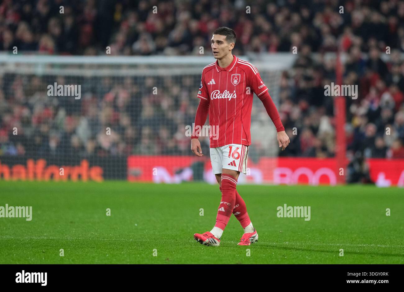 Nicolas Dominguez of Nottingham Forest seen during the Premier league ...