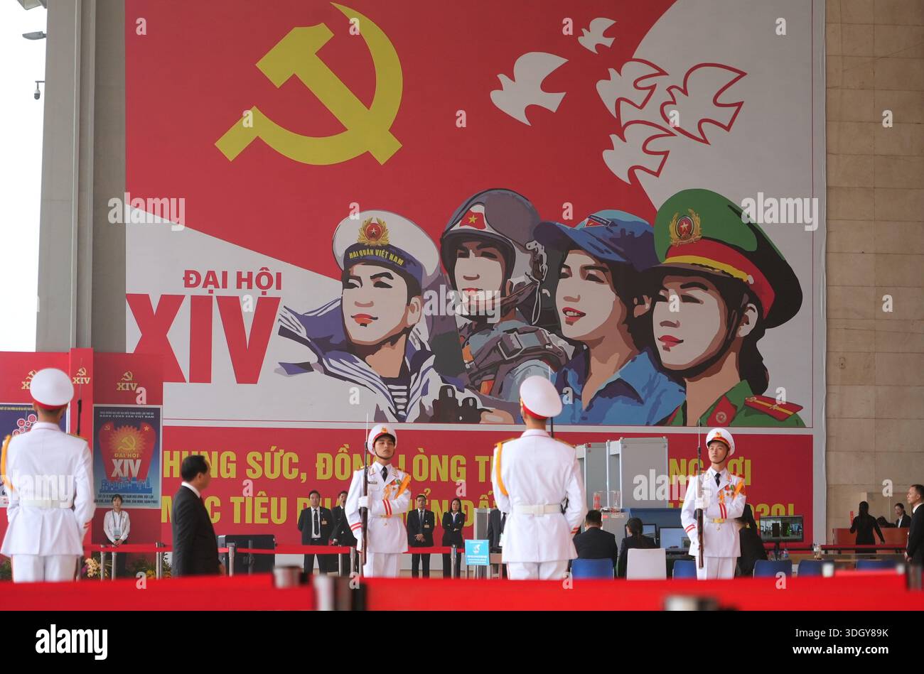 Delegates arrive at the National Convention Center for the week-long ...