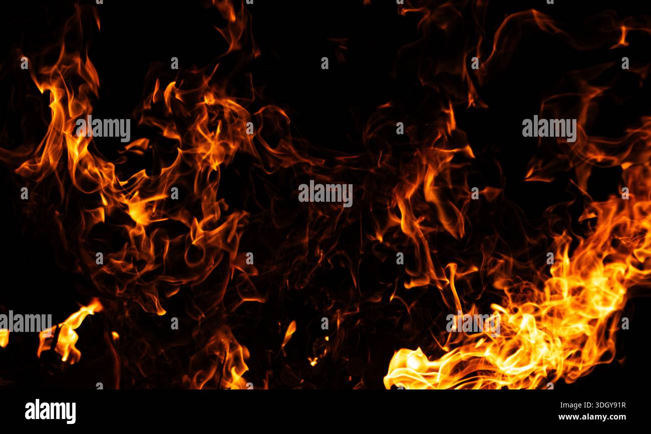 Fire abstract heat motion. Fire intense burning pattern. Fire dramatic ...