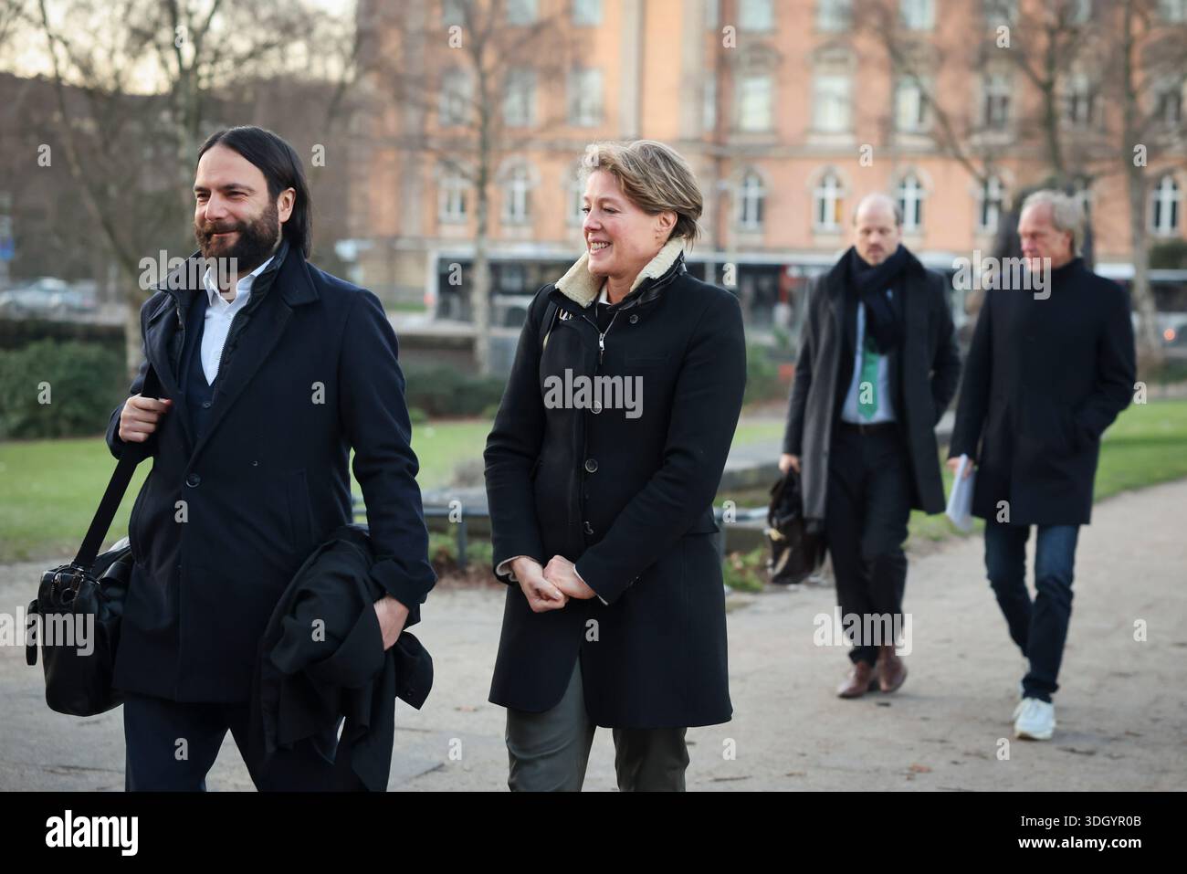 19 January 2026, Hamburg: Christina Block (2nd from left), German ...