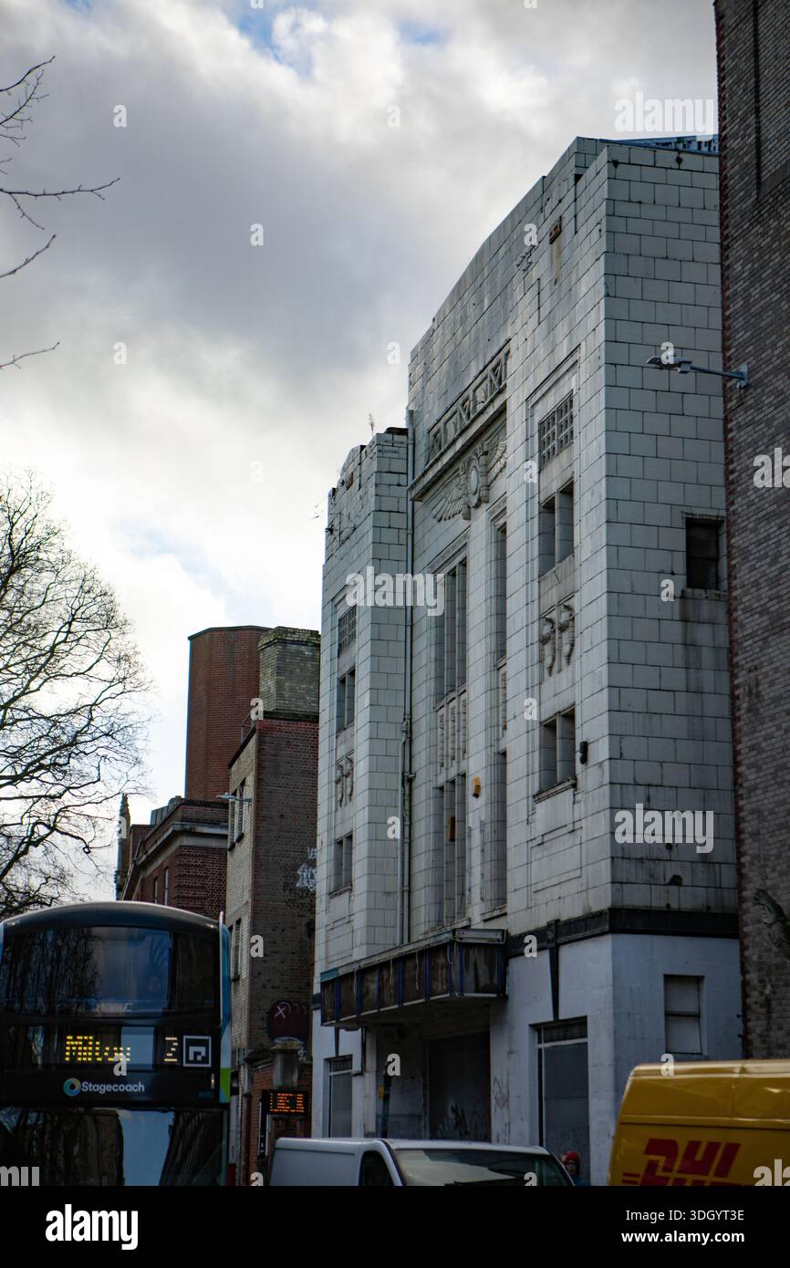 Derelict Art Deco cinema, Hobson Street, Cambridge, England, 2026 Stock ...
