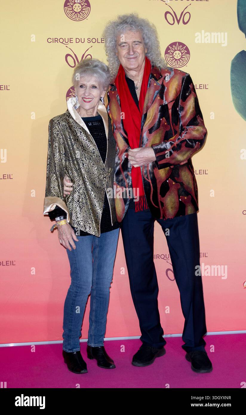 14 Jan 2026, London, England, UK - Anita Dobson and Brian May attending ...