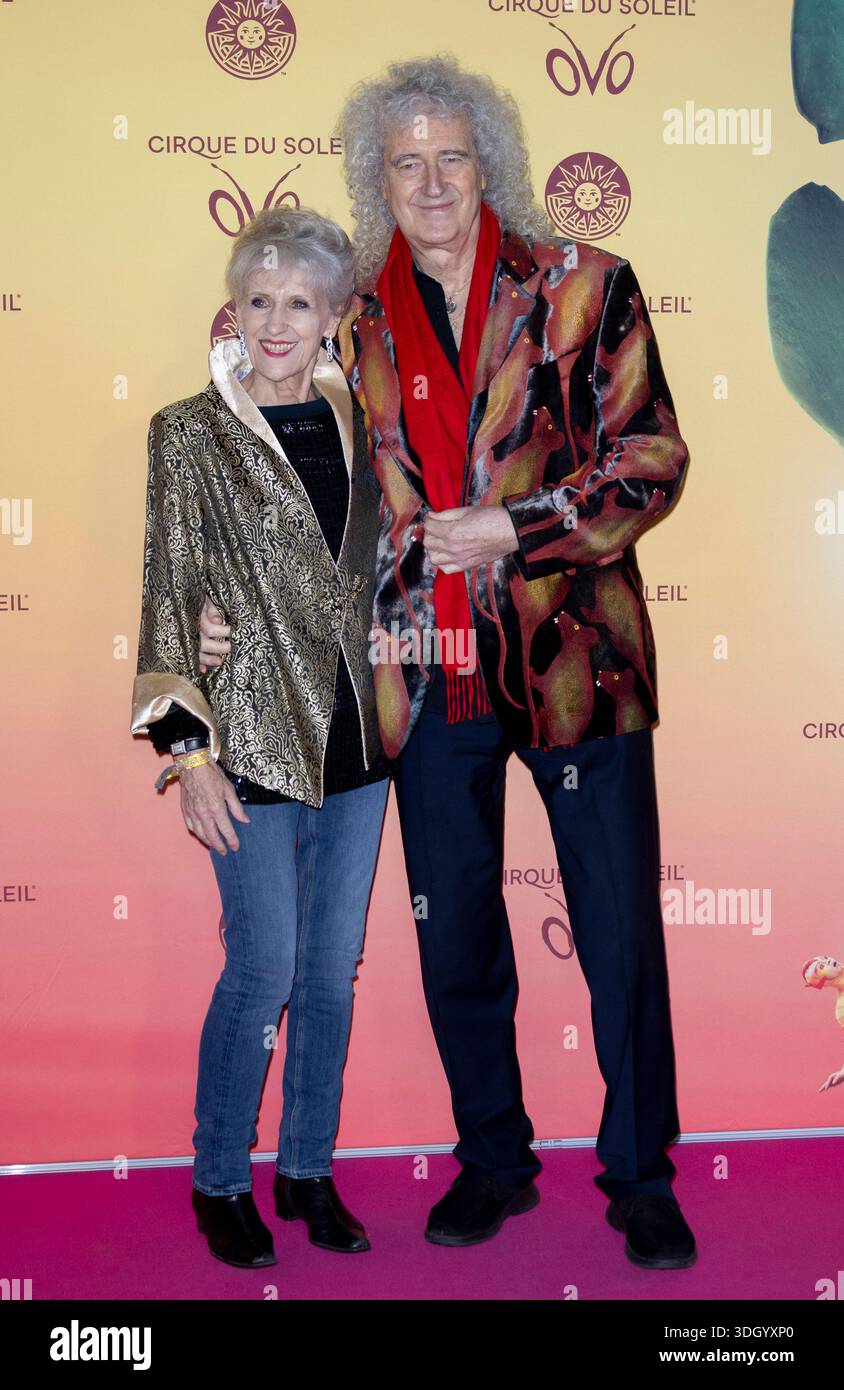 14 Jan 2026, London, England, UK - Anita Dobson and Brian May attending ...