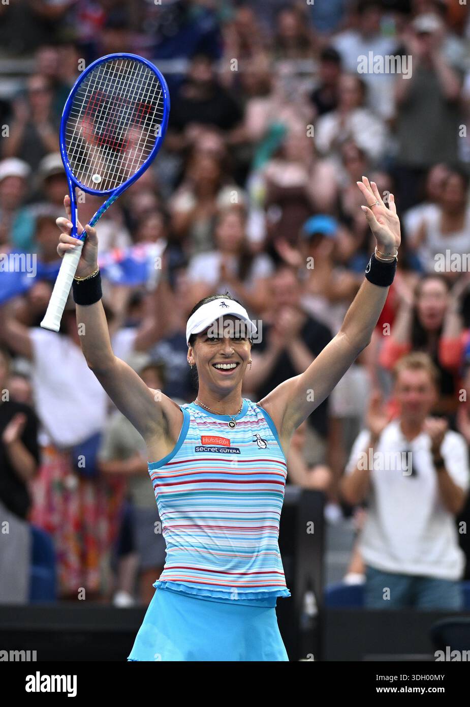 Melbourne, Australia. 19th Jan, 2026. Ajla Tomljanovic of Australia ...