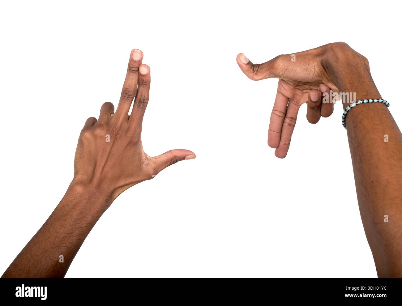 Frame gesture with hands forming rectangle shape, fingers creating ...