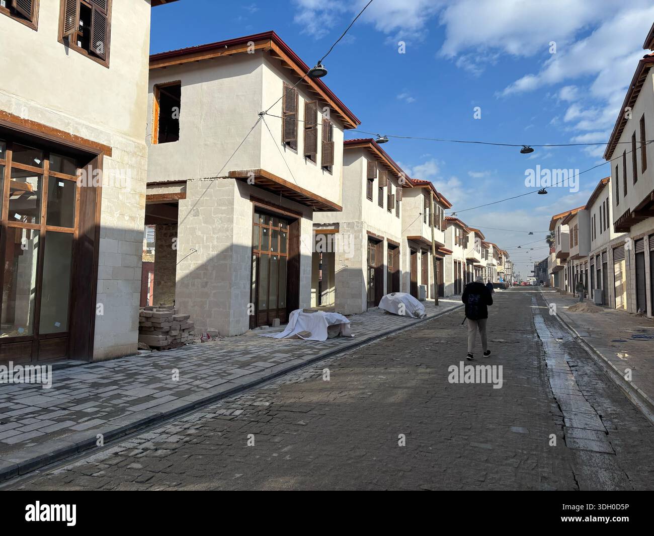 14 January 2026, Turkey, Antakya: View of new buildings in the center ...