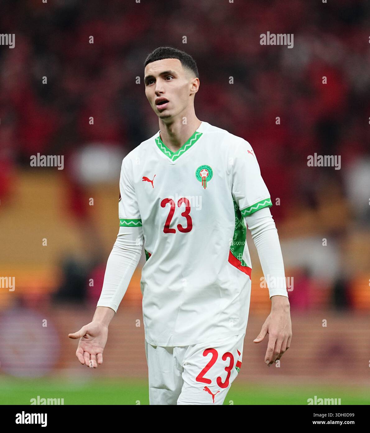 January 18 2026: Bilal El Khannouss of Morocco looks on during a 2025 ...