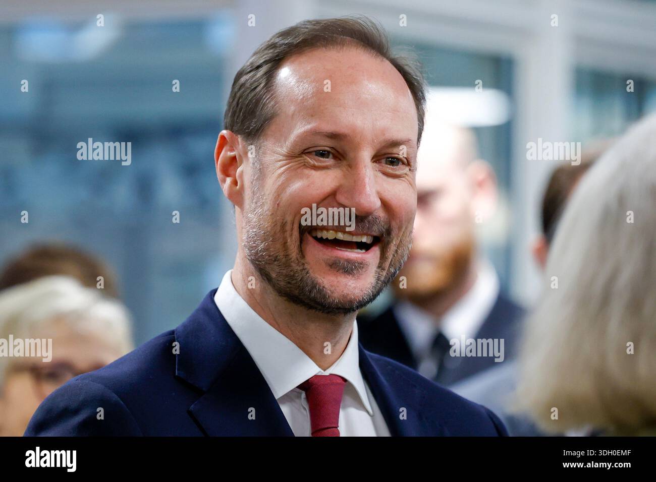Bergen 20260119. Crown Prince Haakon visits the shipping companies ...