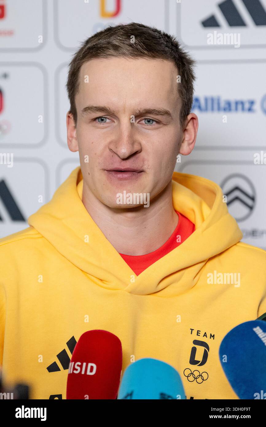 Julian Schmid (DOSB Olympic squad German Ski Association DSV, Nordic ...
