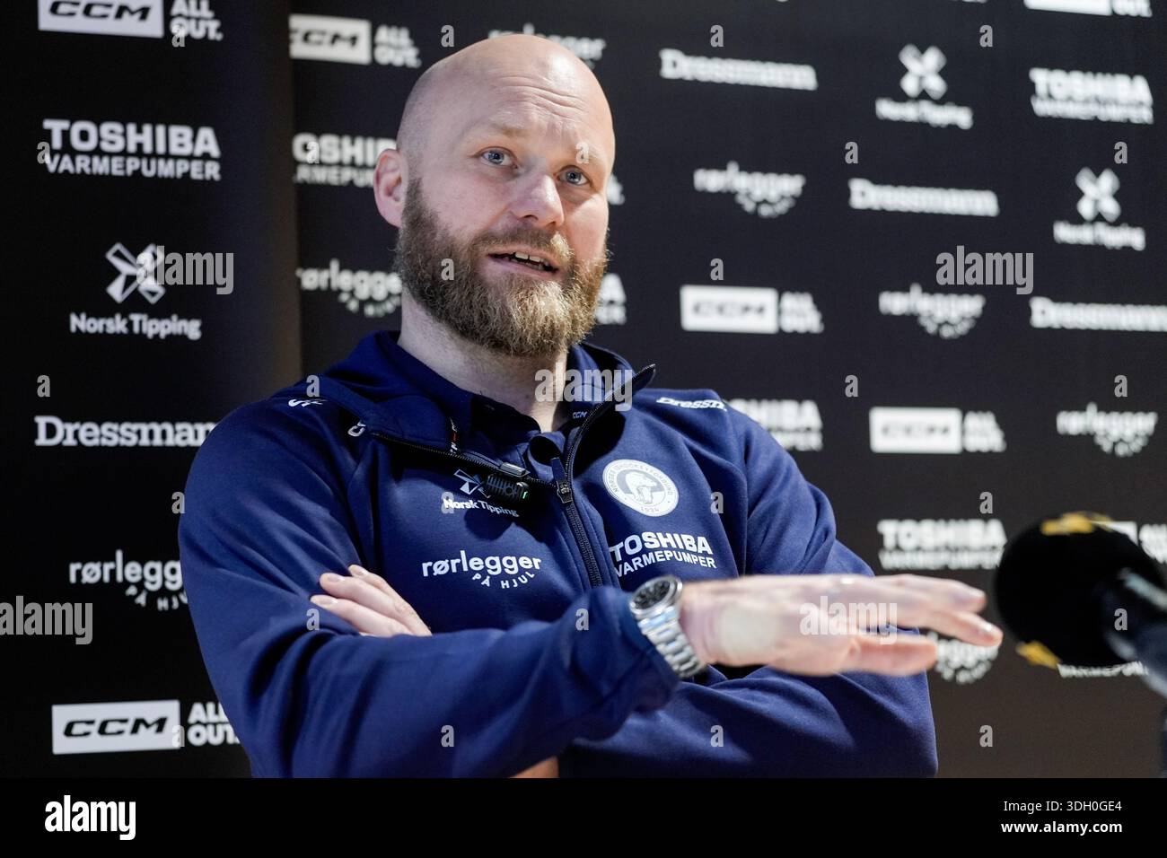 Oslo 20260119. Patrick Thoresen presents the squad for the national ...